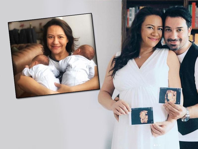 İkizlerini kucağına alan Ezgi Sertel'den 40 paylaşımı