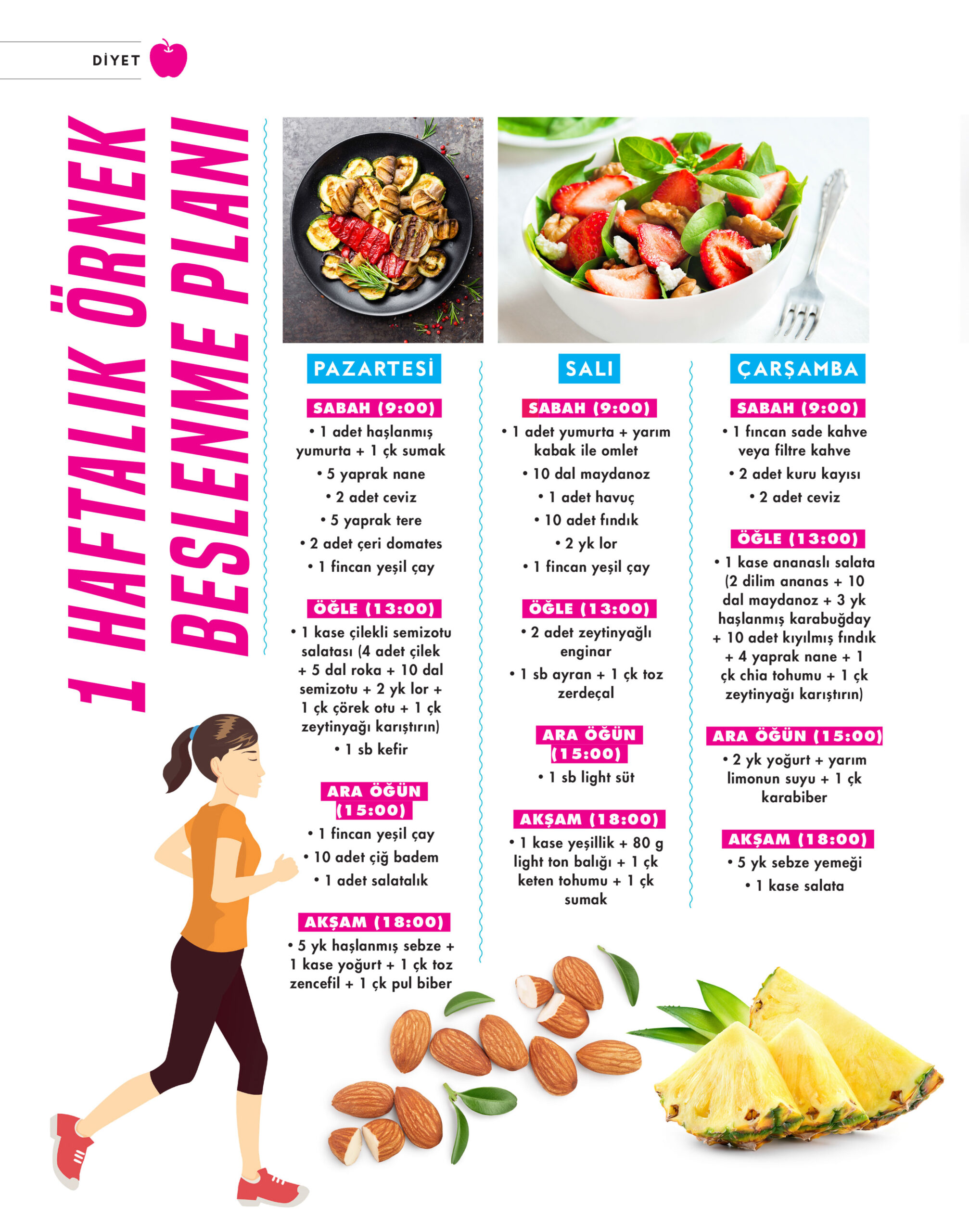 Yazın nasıl kilo verilir? 14 soruda yaz diyeti ile 5 örnek tarif